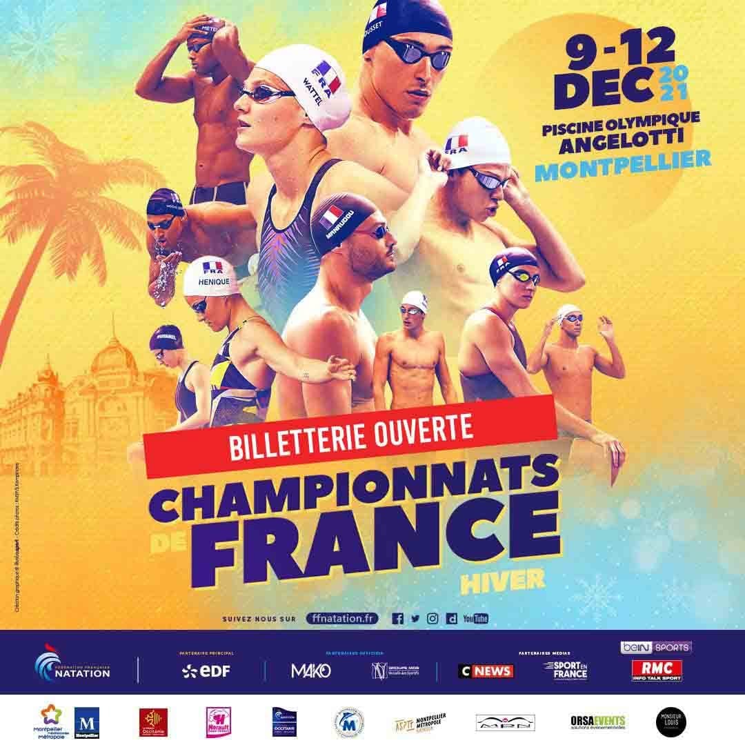 Natation - Championnats de France d’Hiver | Cercle des Nageurs de Marseille